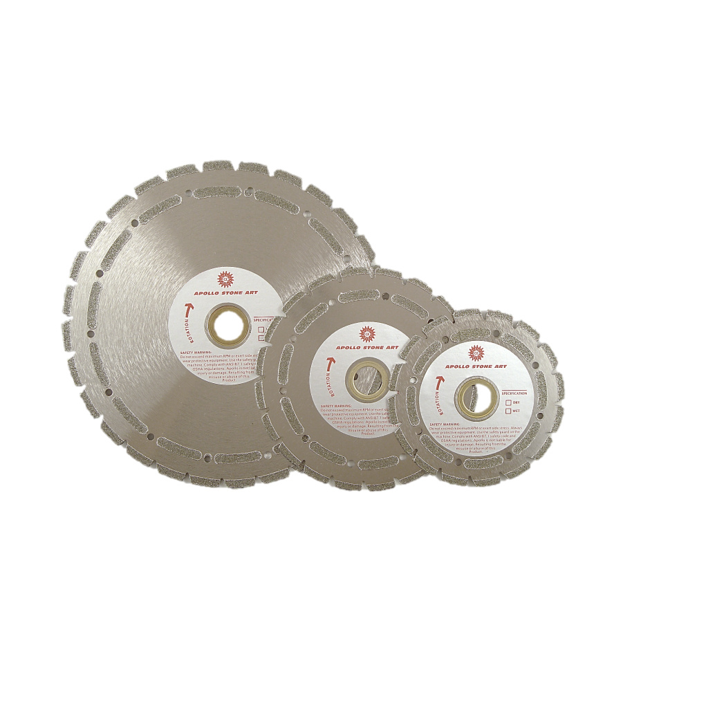 Pro Electroplated Double Lined Marble Blades - Apollo Stone Art