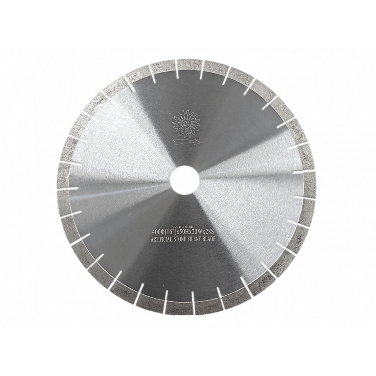 16″ Premium Engineered Stone & Marble Bridge Saw Blade - Apollo Stone Art