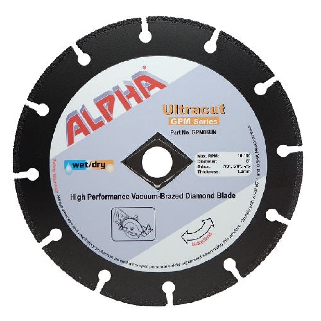 Alpha Ultra-Cut GPM Series Blades - Apollo Stone Art
