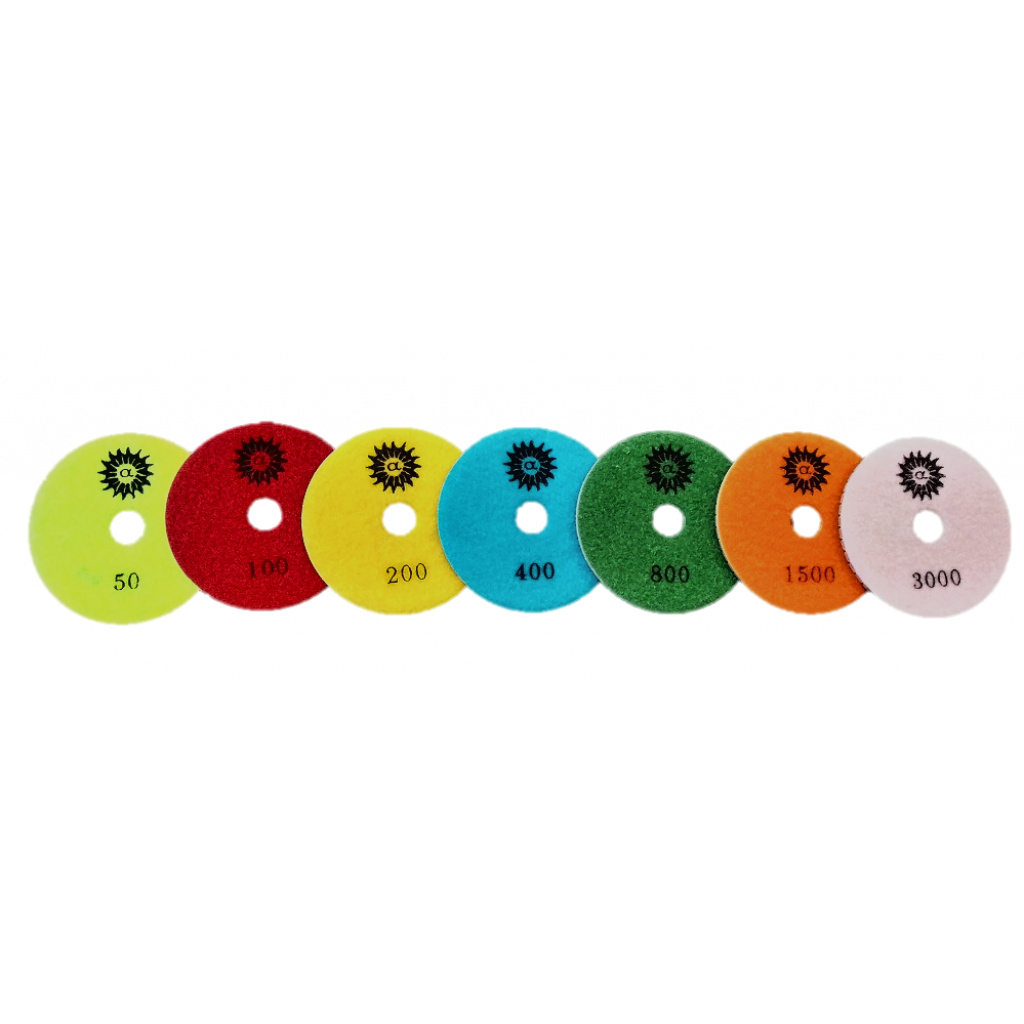 4″ Dry Marble Polishing Pads - Apollo Stone Art