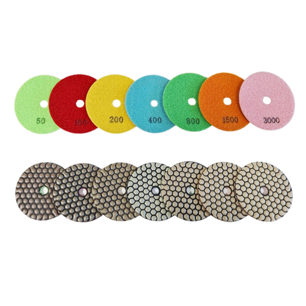 4″ Premium Dry Polishing Pads - Apollo Stone Art