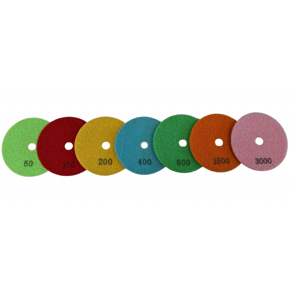 4″ Premium Dry Polishing Pads - Apollo Stone Art