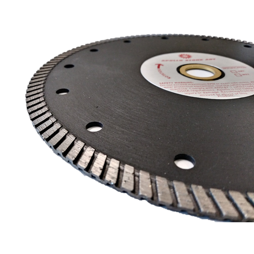 7″ A-Team Continuous Rim Fine Turbo Blade - Apollo Stone Art