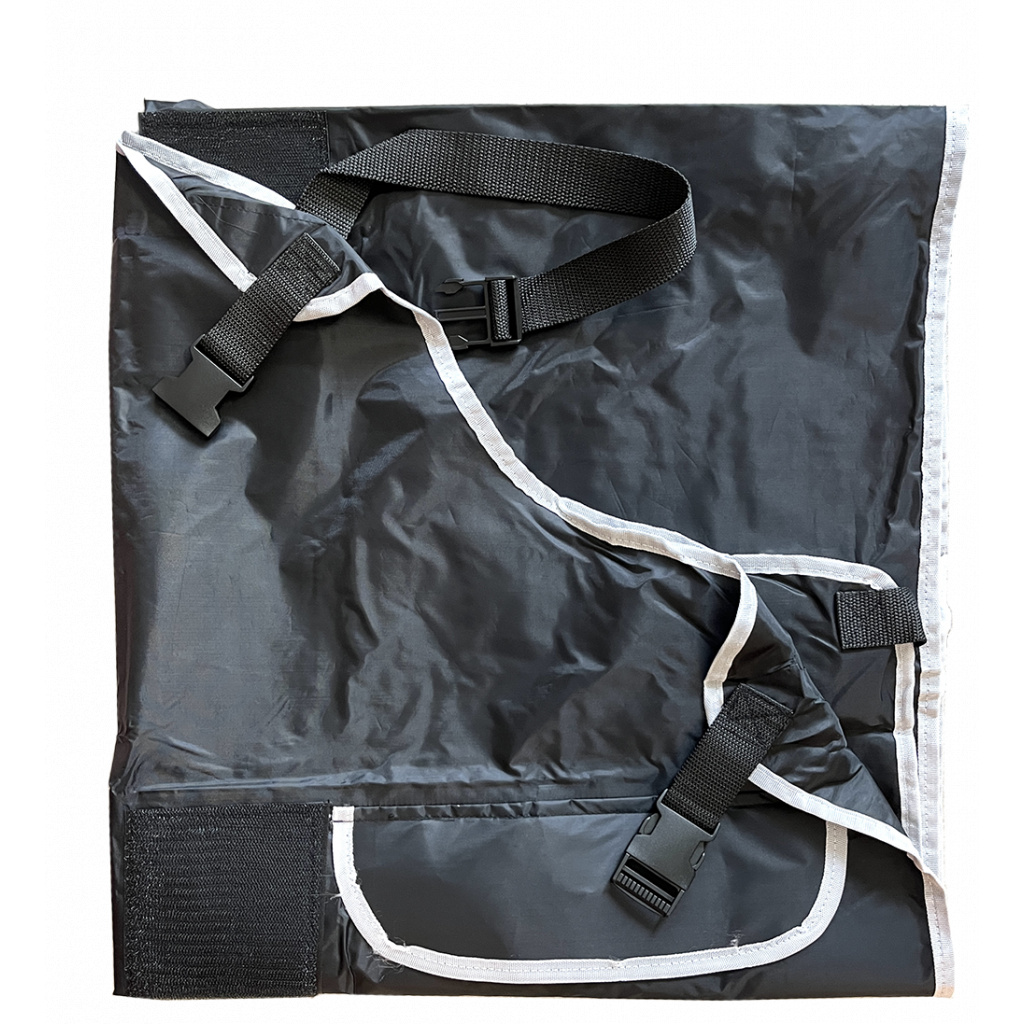 Waterproof Black Apron with Velcro Strips - Apollo Stone Art