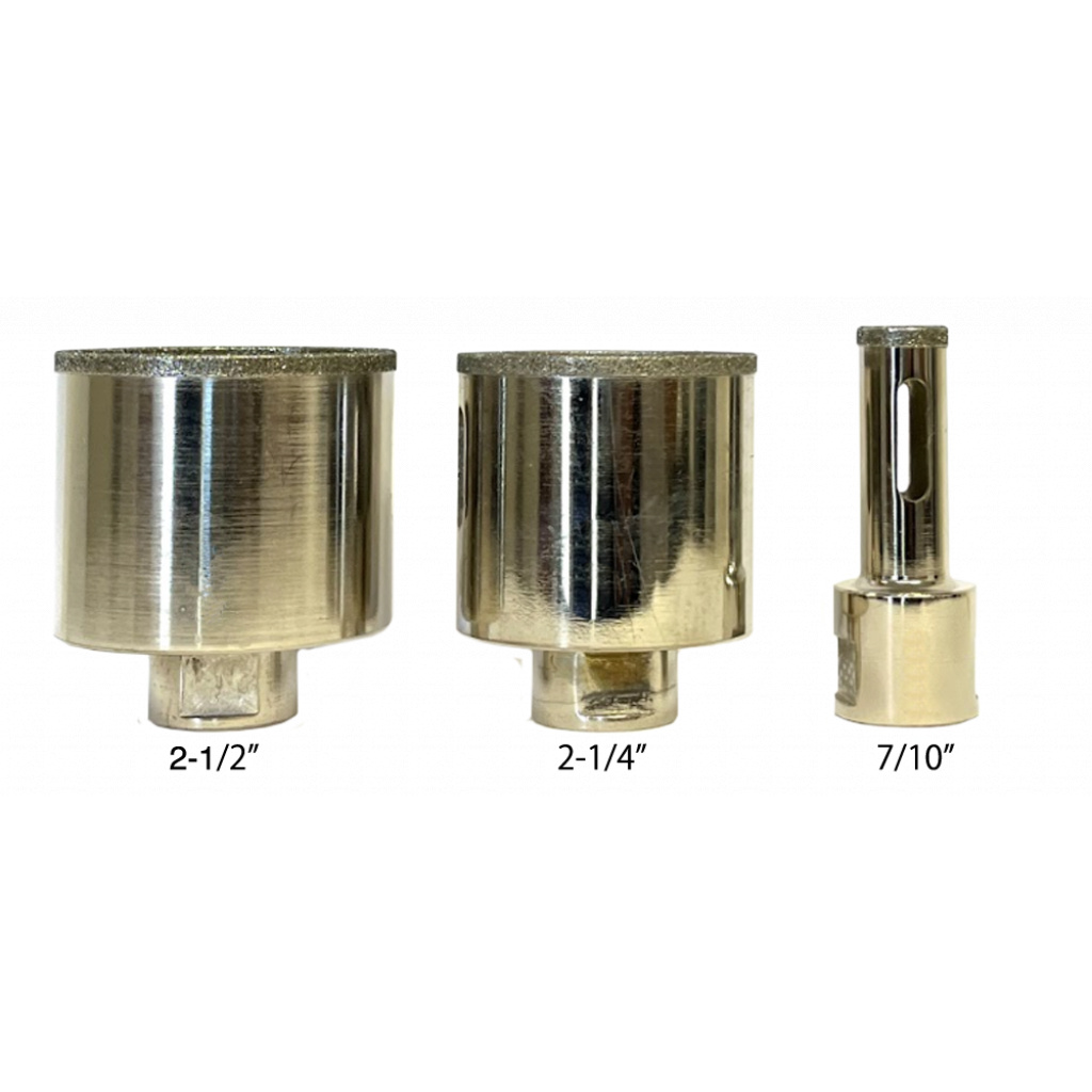 Electroplated Continuous Rim Marble Core Bit - Apollo Stone Art