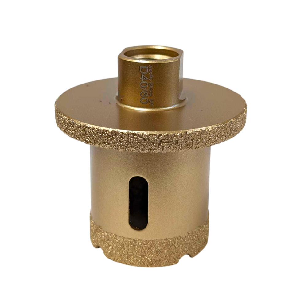 Vacuum Brazed Core Bit for Sink Drain Pipe Coring - Apollo Stone Art