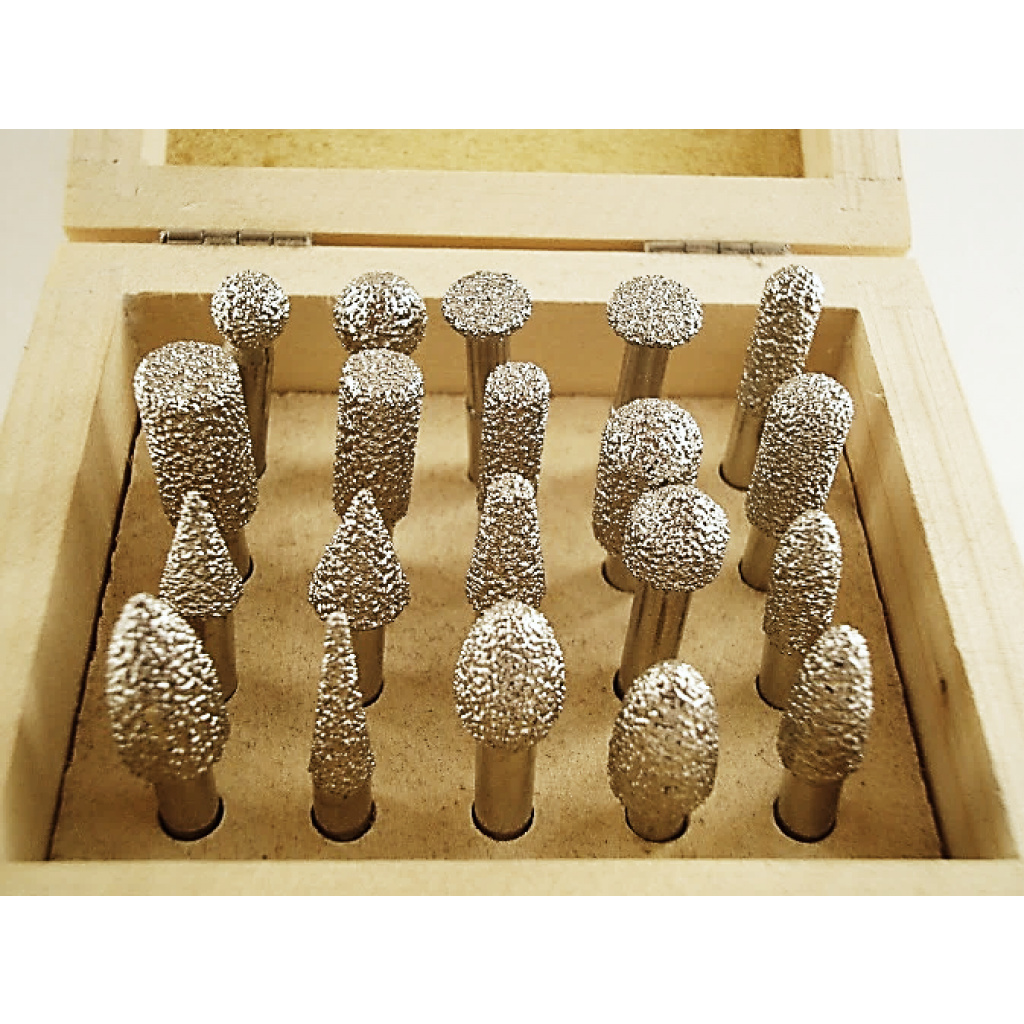 Vacuum Brazed Dremel Bits - Apollo Stone Art