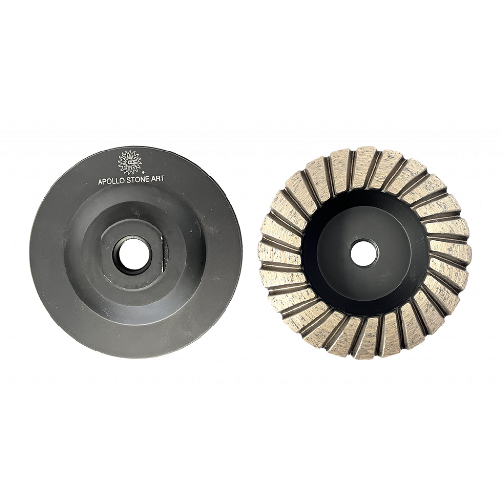 4″ Premium Convex Cup Wheel - Apollo Stone Art