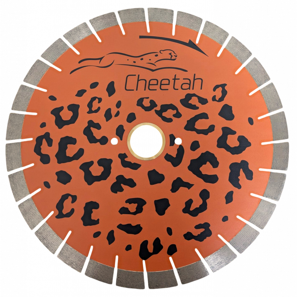 Cheetah 25mm Patterned Bridge Saw Blade - Apollo Stone Art