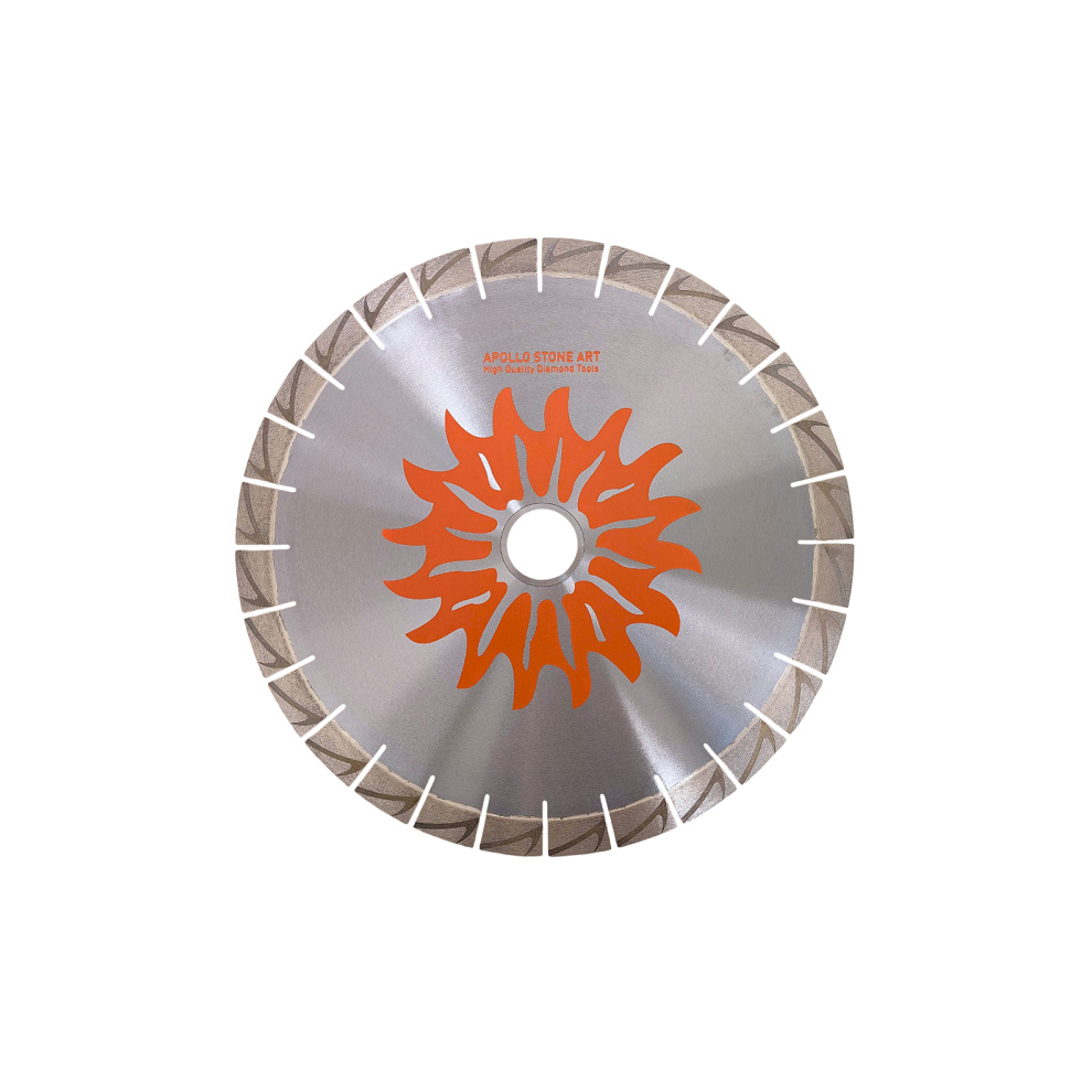 Pro 25mm Patterned Diamond Bridge Saw Blades - Apollo Stone Art