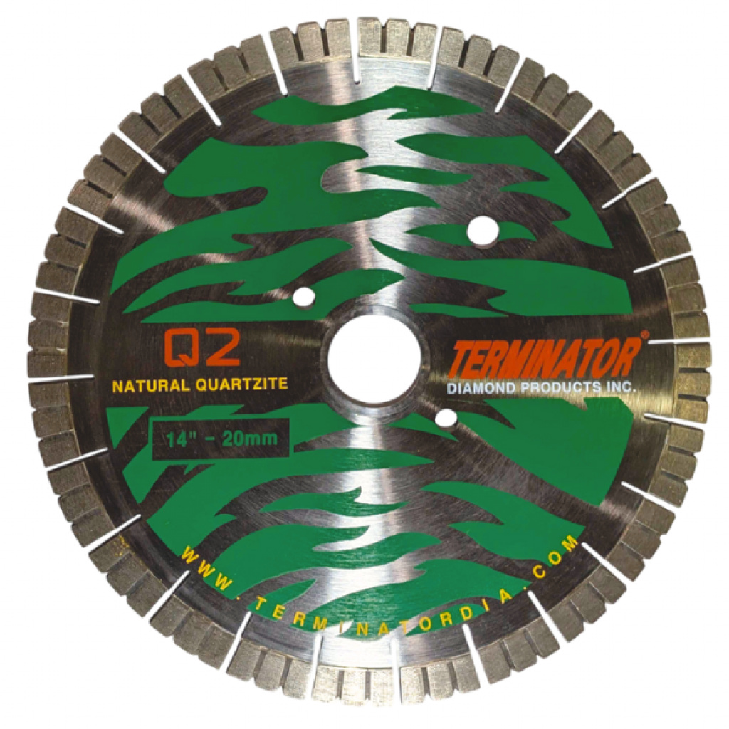Terminator NanoCut Q2 Quartzite Bridge Saw Blade - Apollo Stone Art