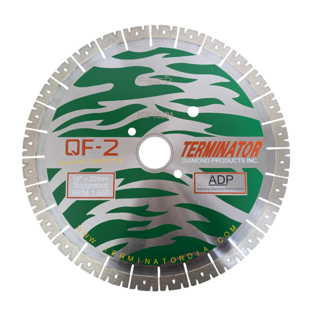 Terminator NanoCut.QF Quartzite Bridge Saw Blade - Apollo Stone Art