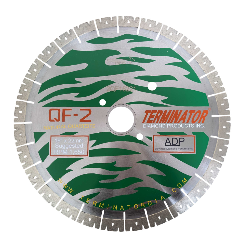 Terminator NanoCut.QF Quartzite Bridge Saw Blade - Apollo Stone Art