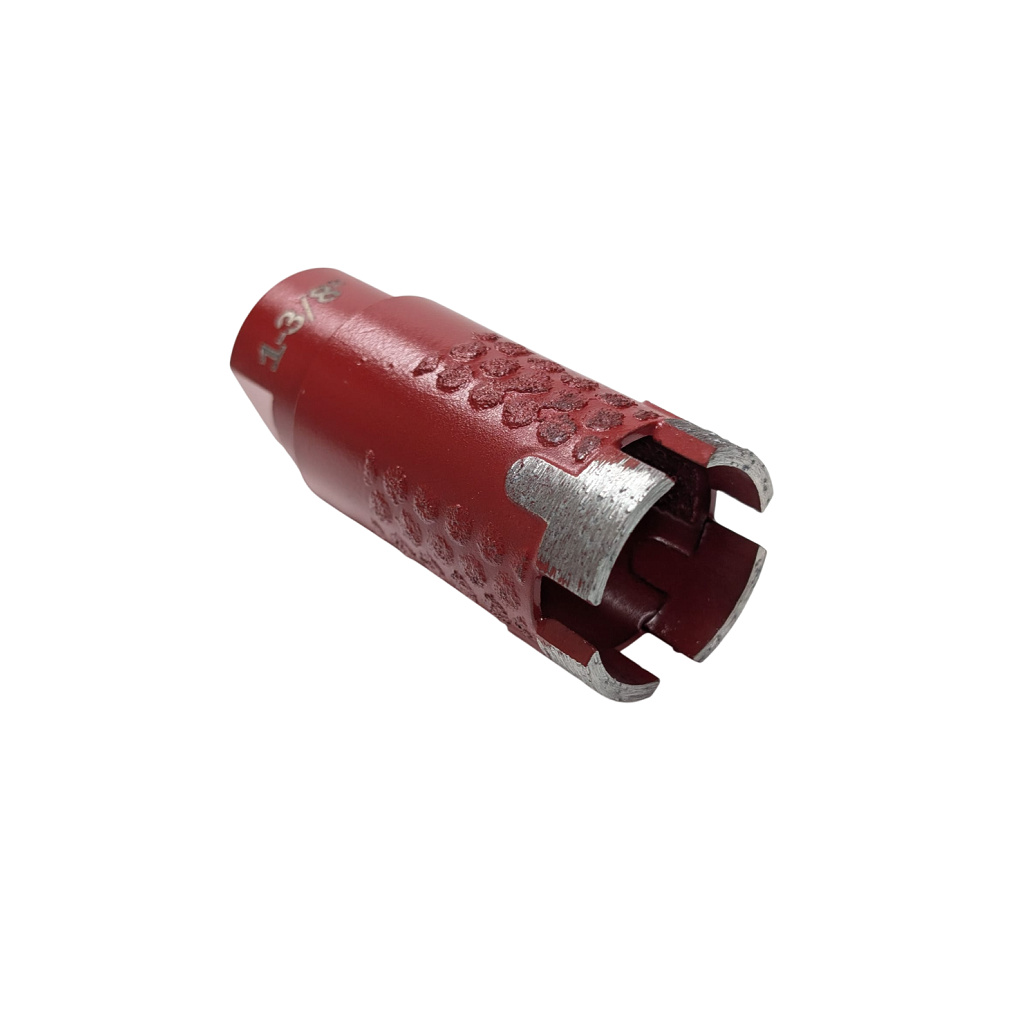 1-3/8″ Dry Core Bit with Vacuum Brazed Side Diamonds - Apollo Stone Art