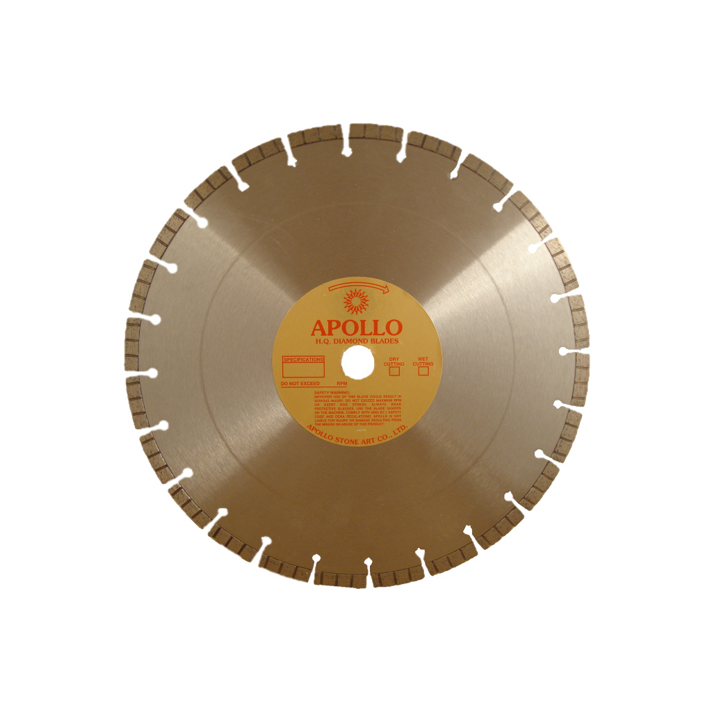 14″ General Purpose Turbo Segmented Blade - Apollo Stone Art
