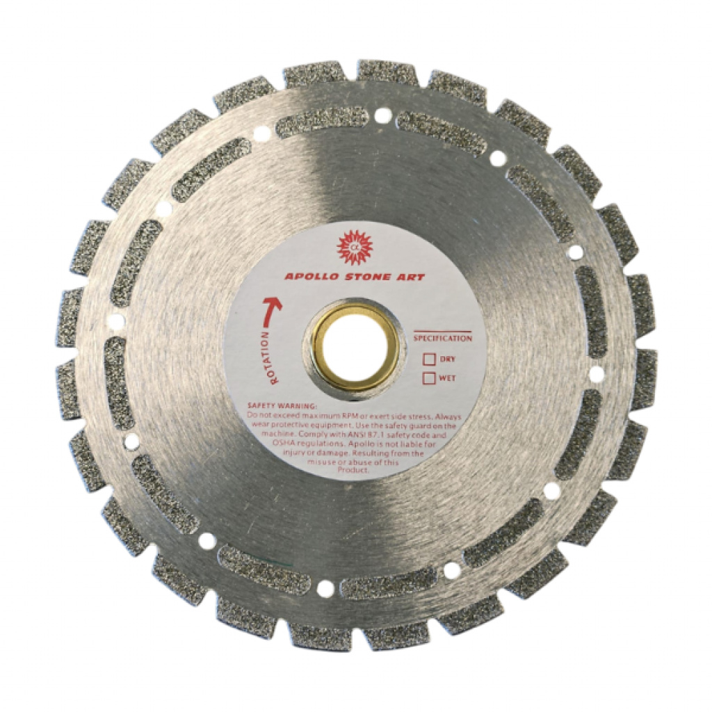Pro Electroplated Double Lined Marble Blades - Apollo Stone Art