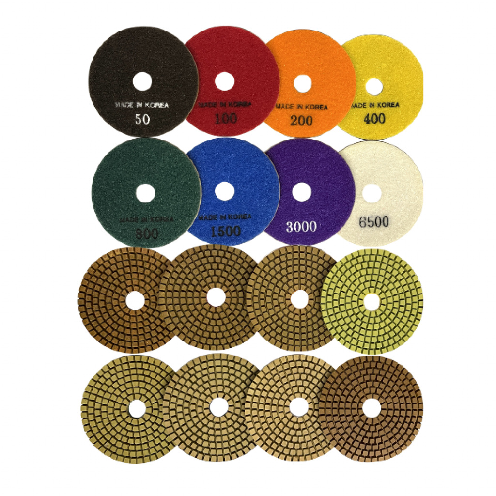 Premium Non Colour Resin Wet Polishing Pads - Apollo Stone Art