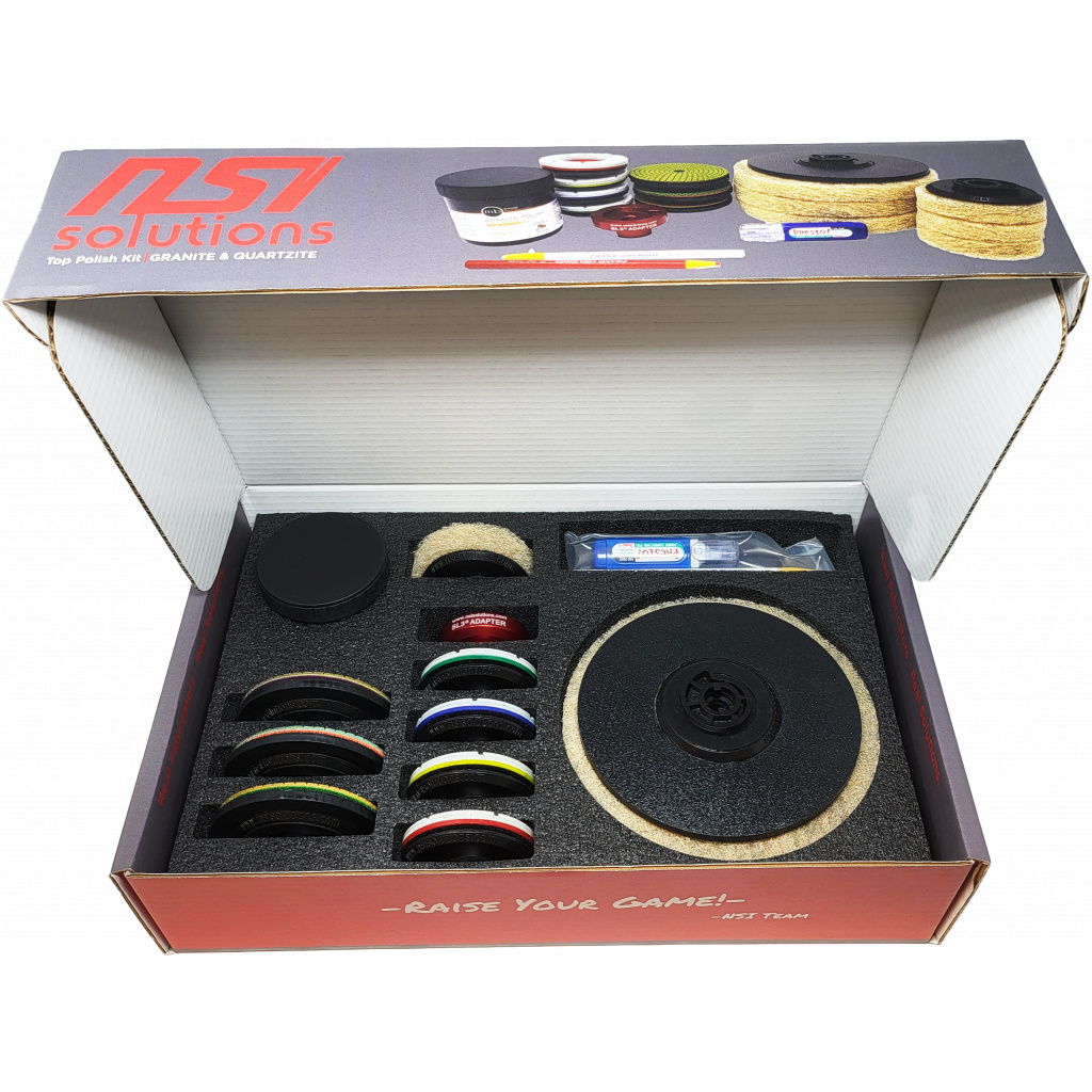 NSI Top Polish Kit for Granite & Quartzite - Apollo Stone Art