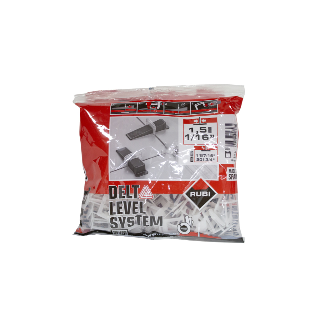 Rubi Delta Tile Leveling System Clips - Apollo Stone Art