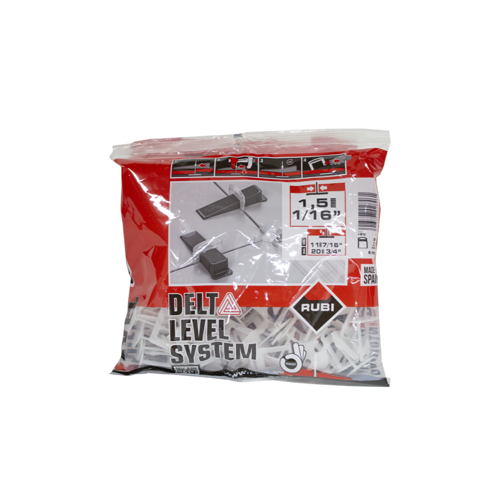 Rubi Delta Tile Leveling System Clips - Apollo Stone Art
