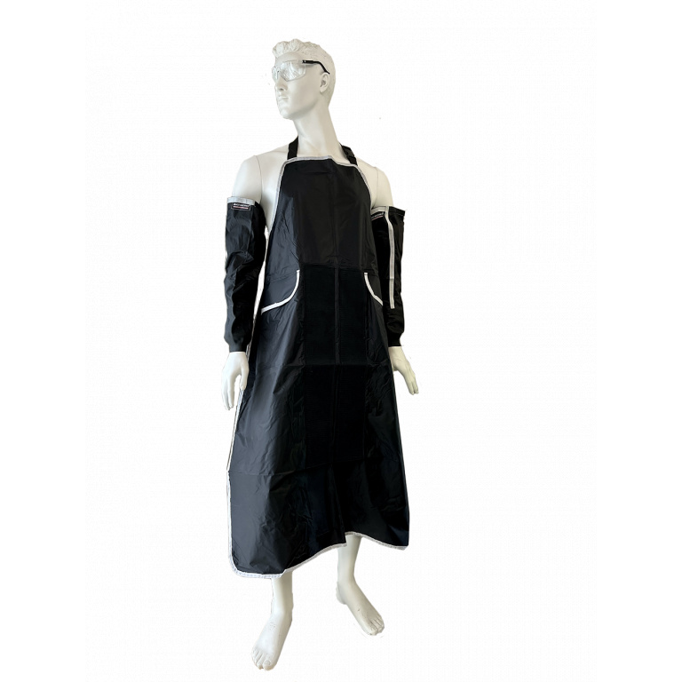 Waterproof Black Apron with Velcro Strips - Apollo Stone Art