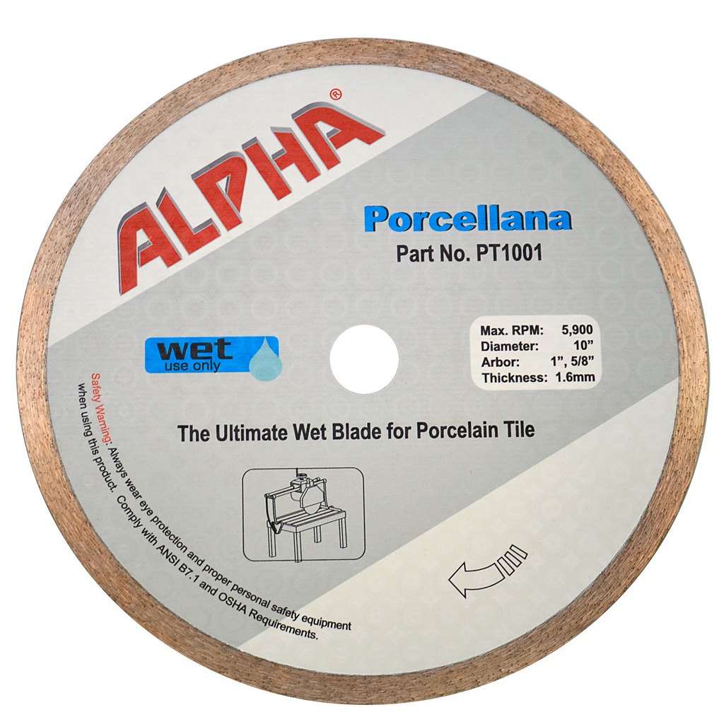 Alpha Porcellana Wet Tile Blade - Apollo Stone Art
