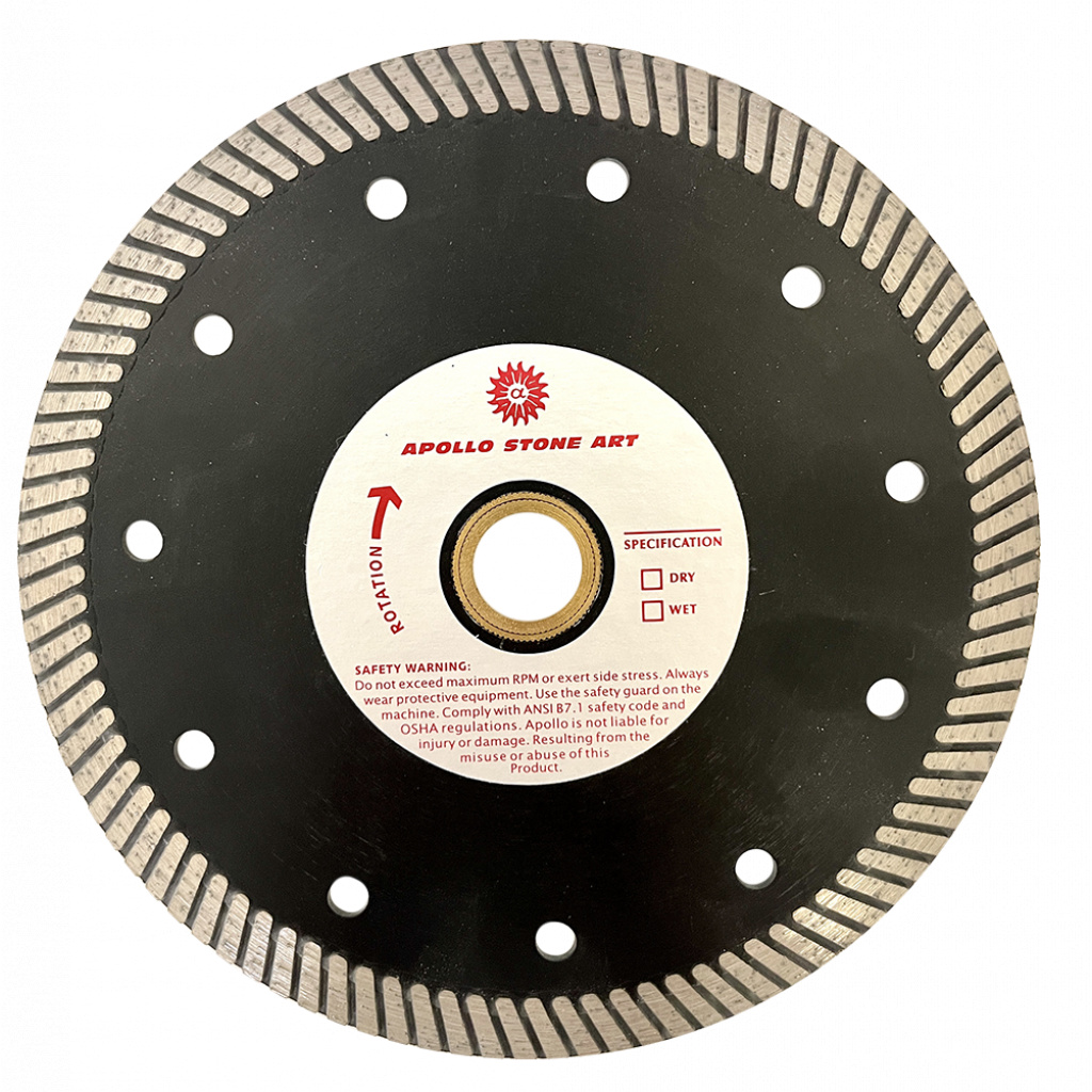 Premium Continuous Rim Narrow Teeth Turbo Blades - Apollo Stone Art