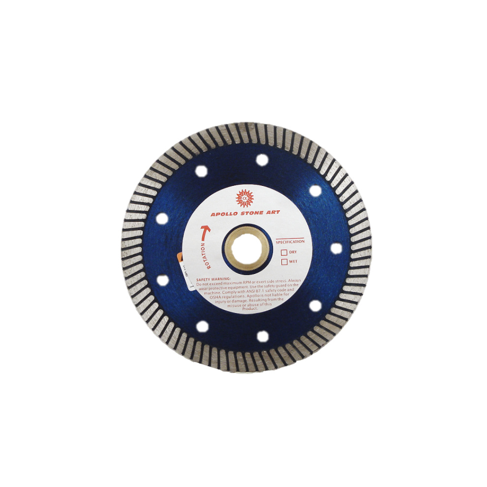 Premium Continuous Rim Turbo Porcelain Tile Blades - Apollo Stone Art